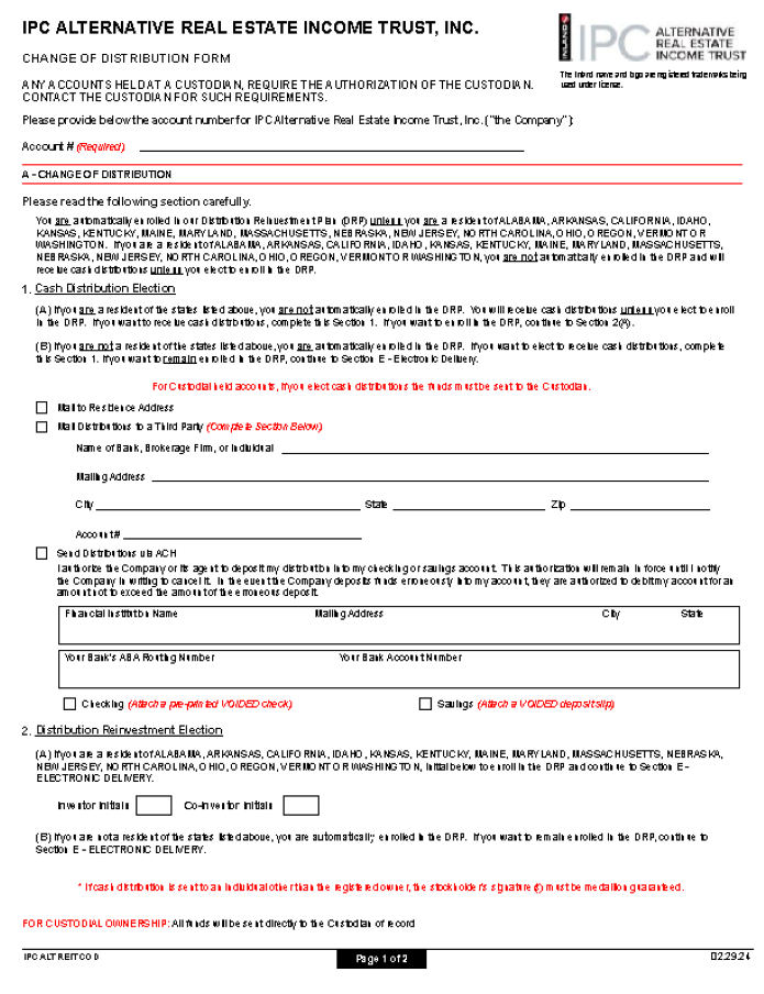 Investor-Focused Resources | IPC ALT REIT